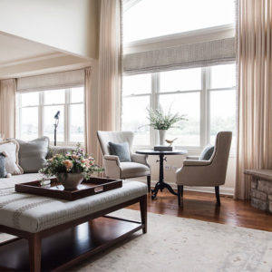 Two-Story Window Treatments • Colleen McNally Interiors